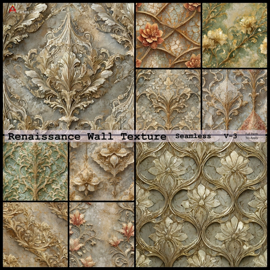 Second Life Marketplace - Renaissance Wall Texture